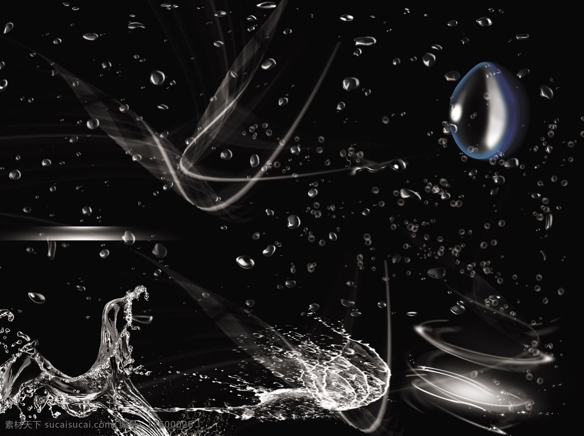 水珠素材图片下载-素材编号12600026-素材天下图库