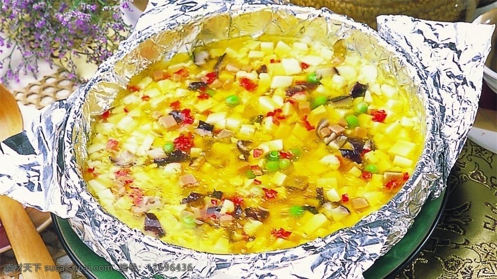 盐焗蟹黄豆花素材图片下载-素材编号12696436-素材天下图库